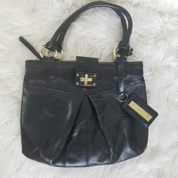 Relic | Bags | Relic Black Leather 3 Section Handbag | Poshmark